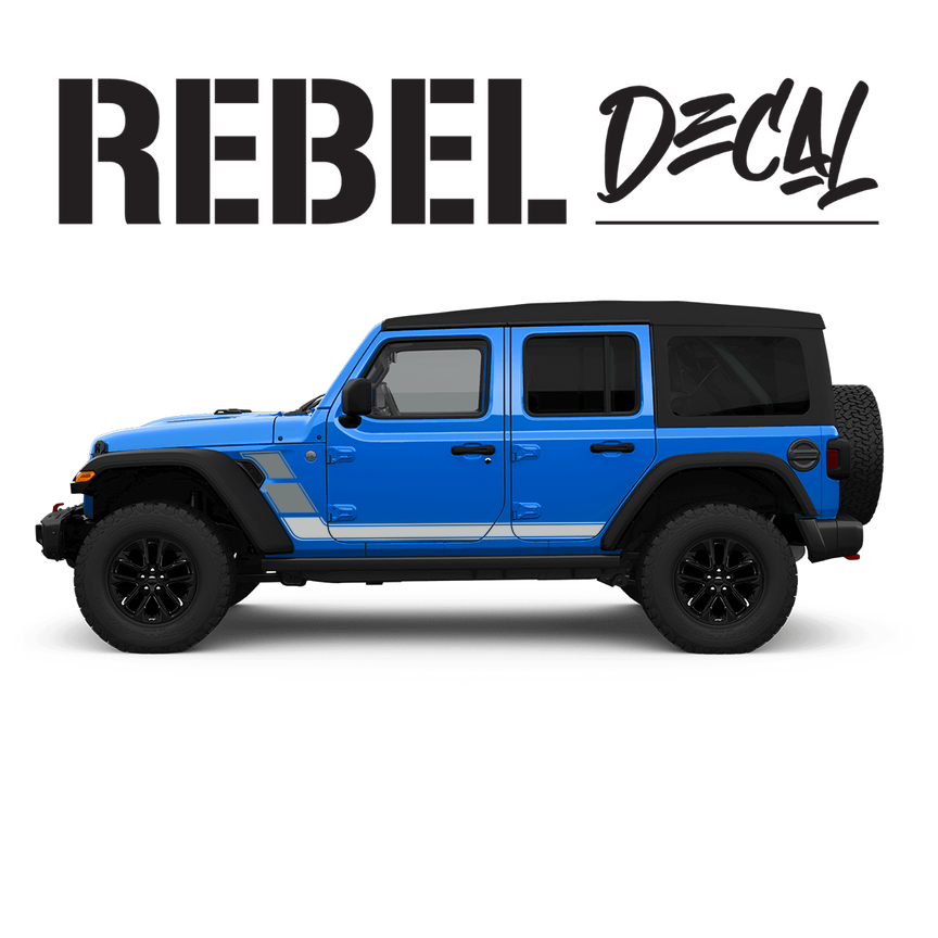 Retro Wrangler Kit – Rebel Decal