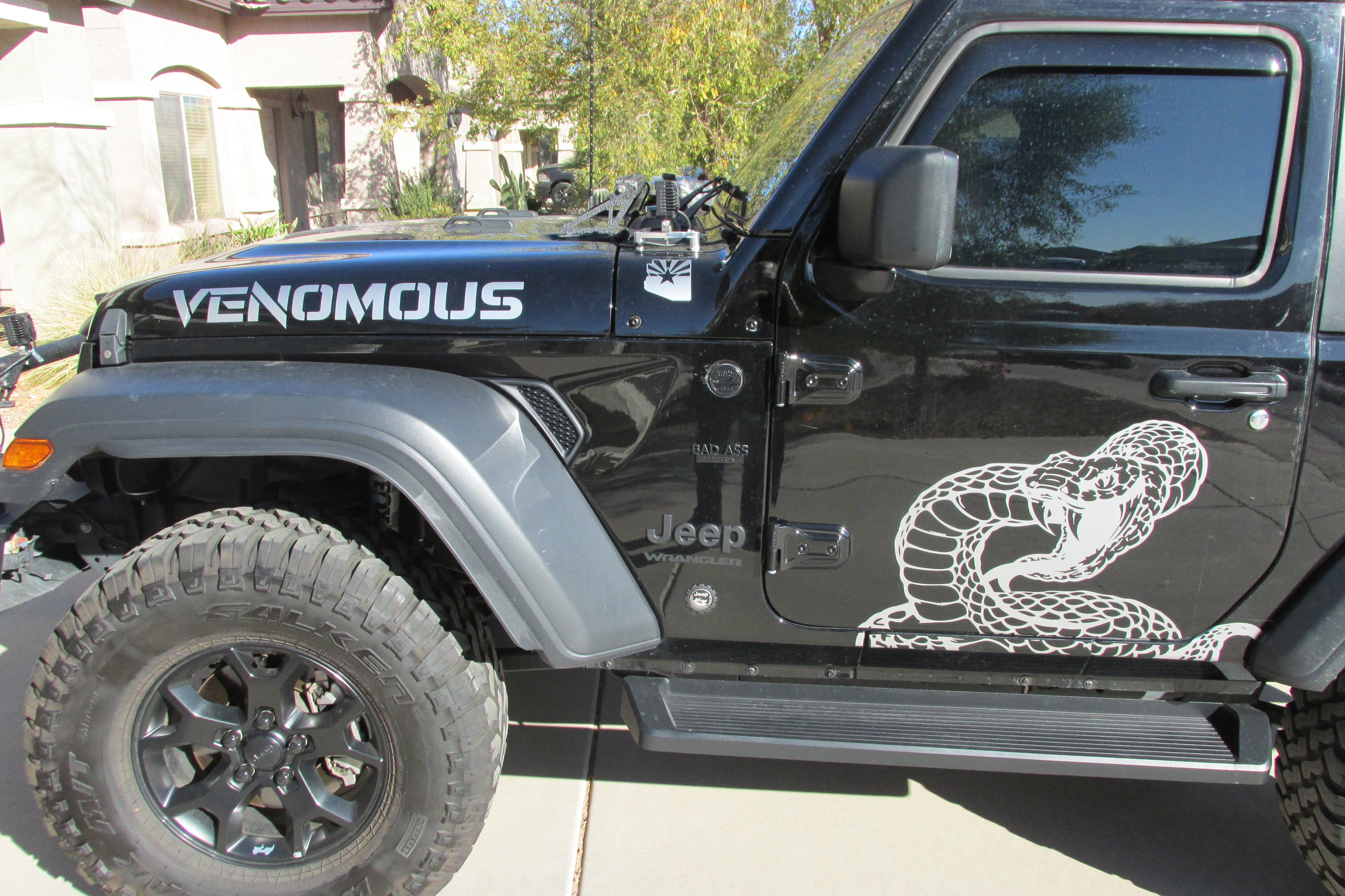 Coiled Snake Side Graphics – Rebel Decal