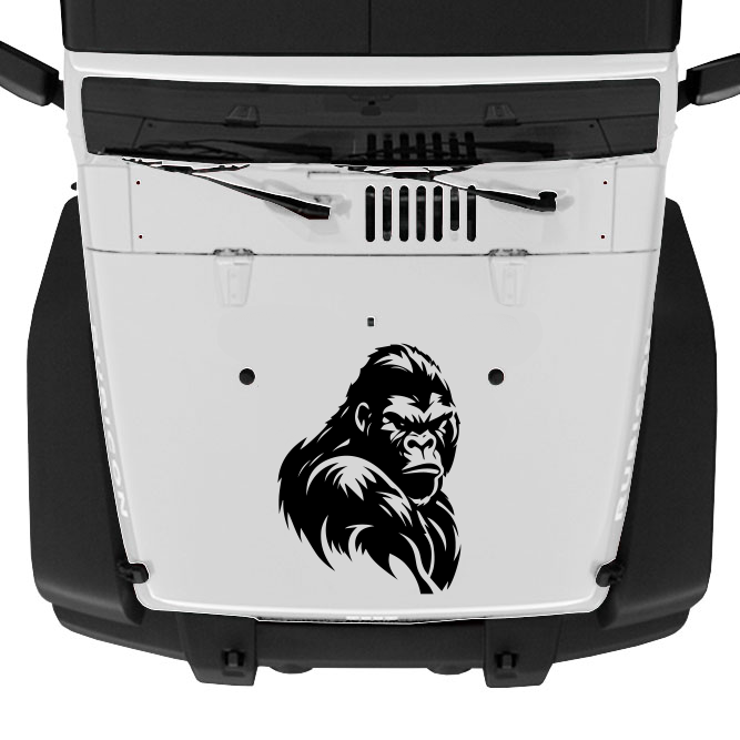 Majestic Gorilla Hood Graphic – Rebel Decal
