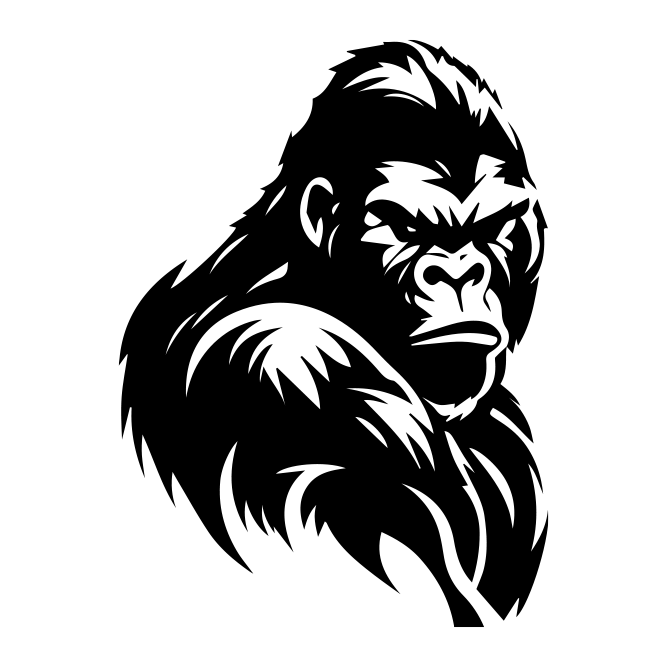 Majestic Gorilla Hood Graphic – Rebel Decal