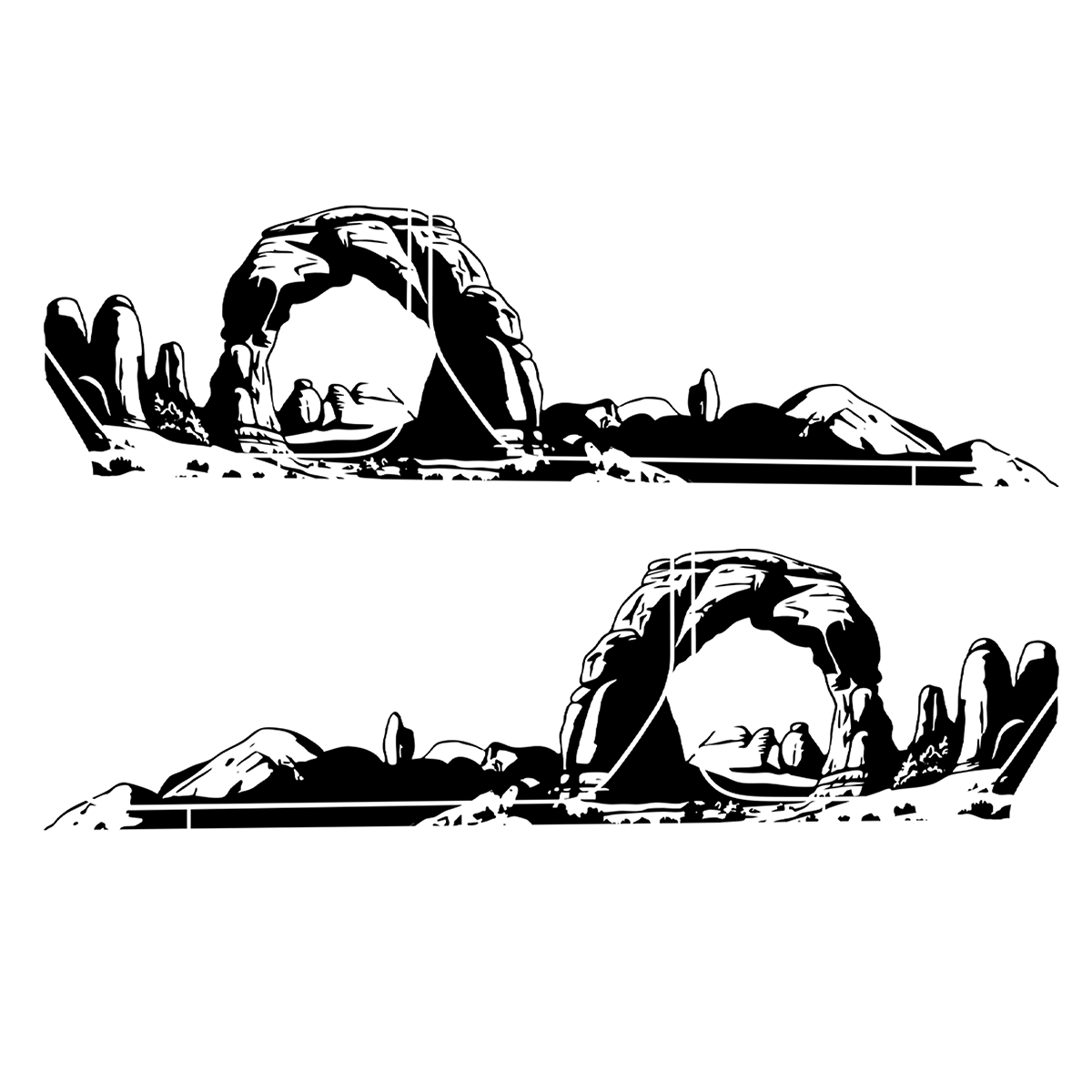 Moab Arches Side Graphics – Rebel Decal