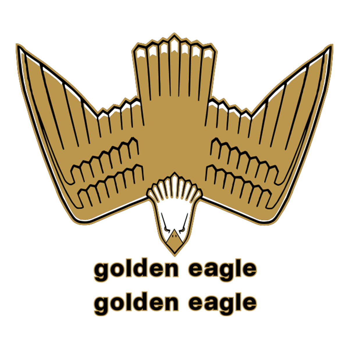 Retro Golden Eagle Graphics Set – Rebel Decal