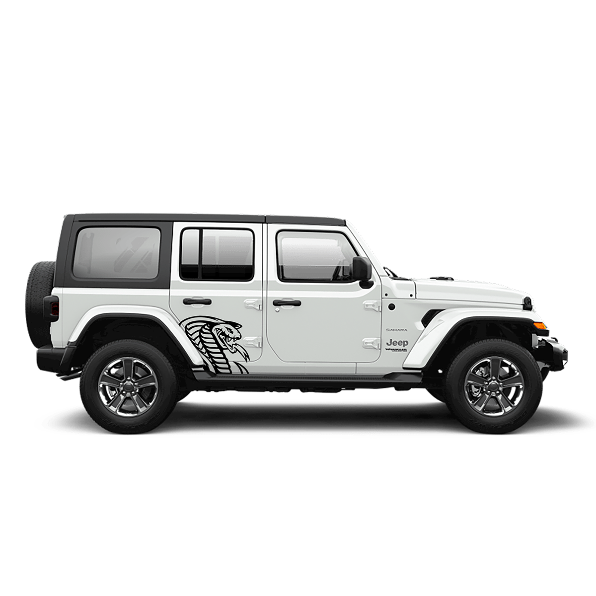 Cobra Head Side Graphics – Rebel Decal