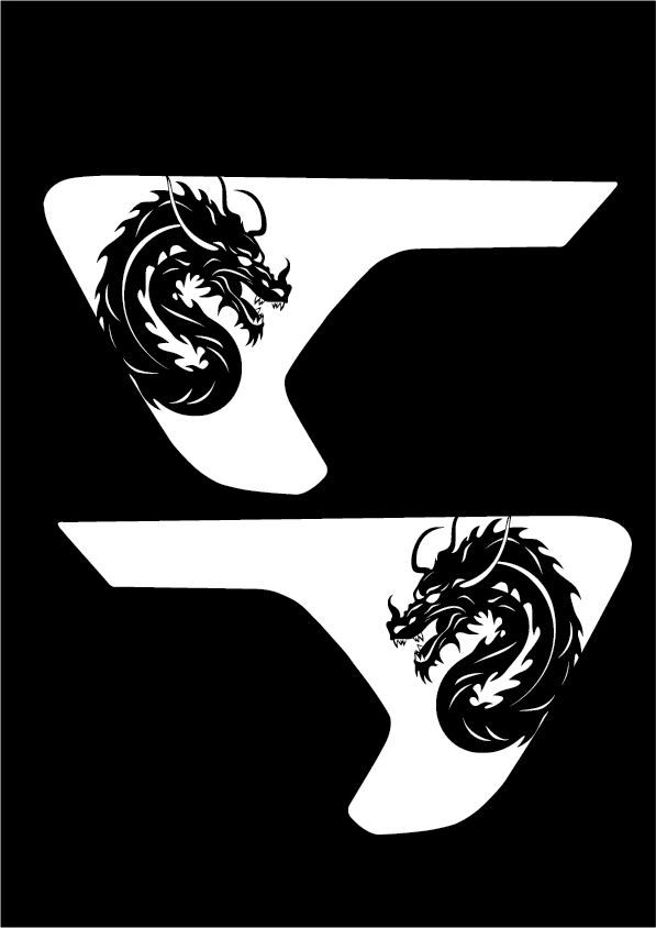 Dragon Vent Decals – Rebel Decal