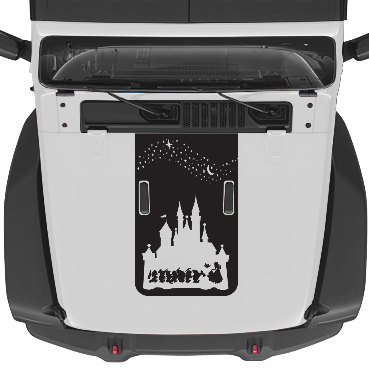 Snow White and the Seven Dwarfs Blackout Hood Graphic – Rebel Decal