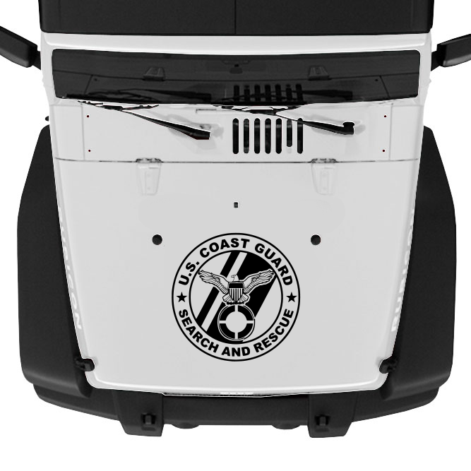 US Coast Guard Search and Rescue Hood Graphic – Rebel Decal