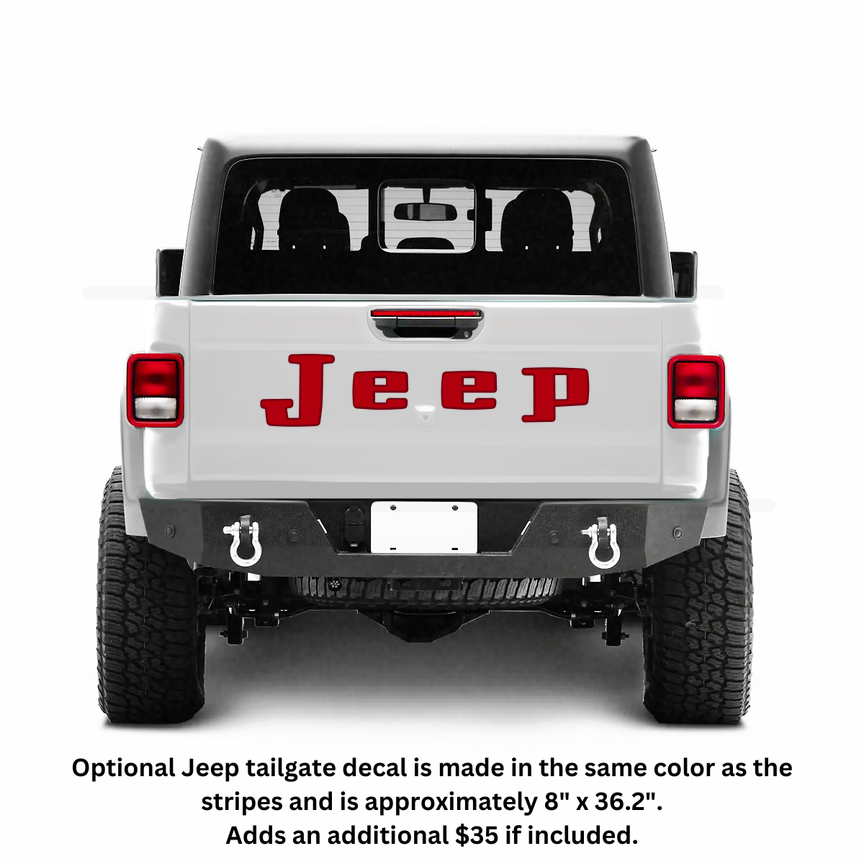 Retro Gladiator Scrambler stripe kit – Rebel Decal