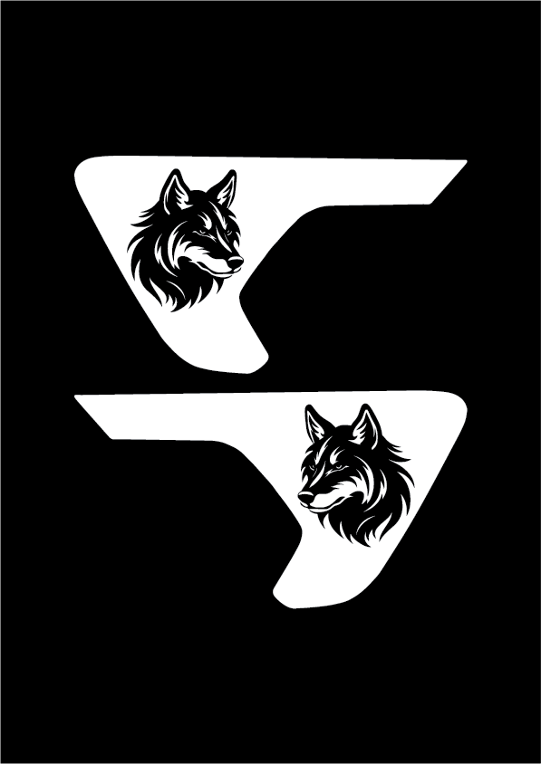 Wolf vent decals – Rebel Decal
