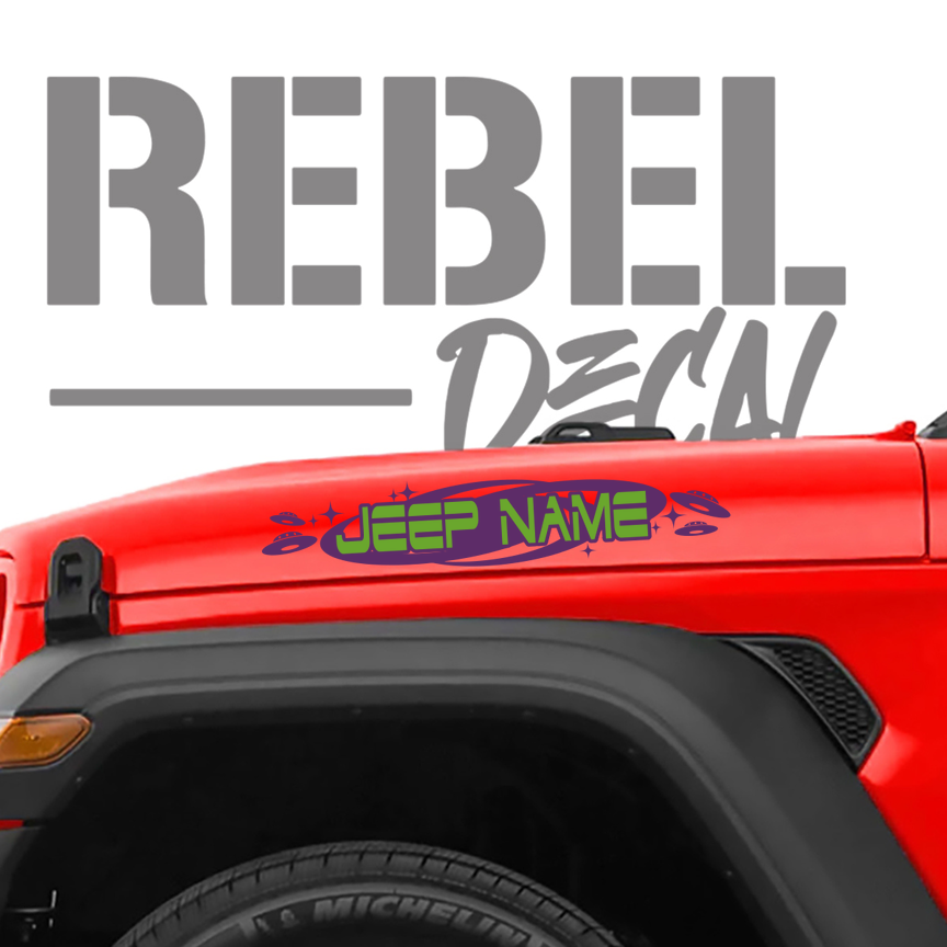 Alien Theme Jeep Names – Rebel Decal