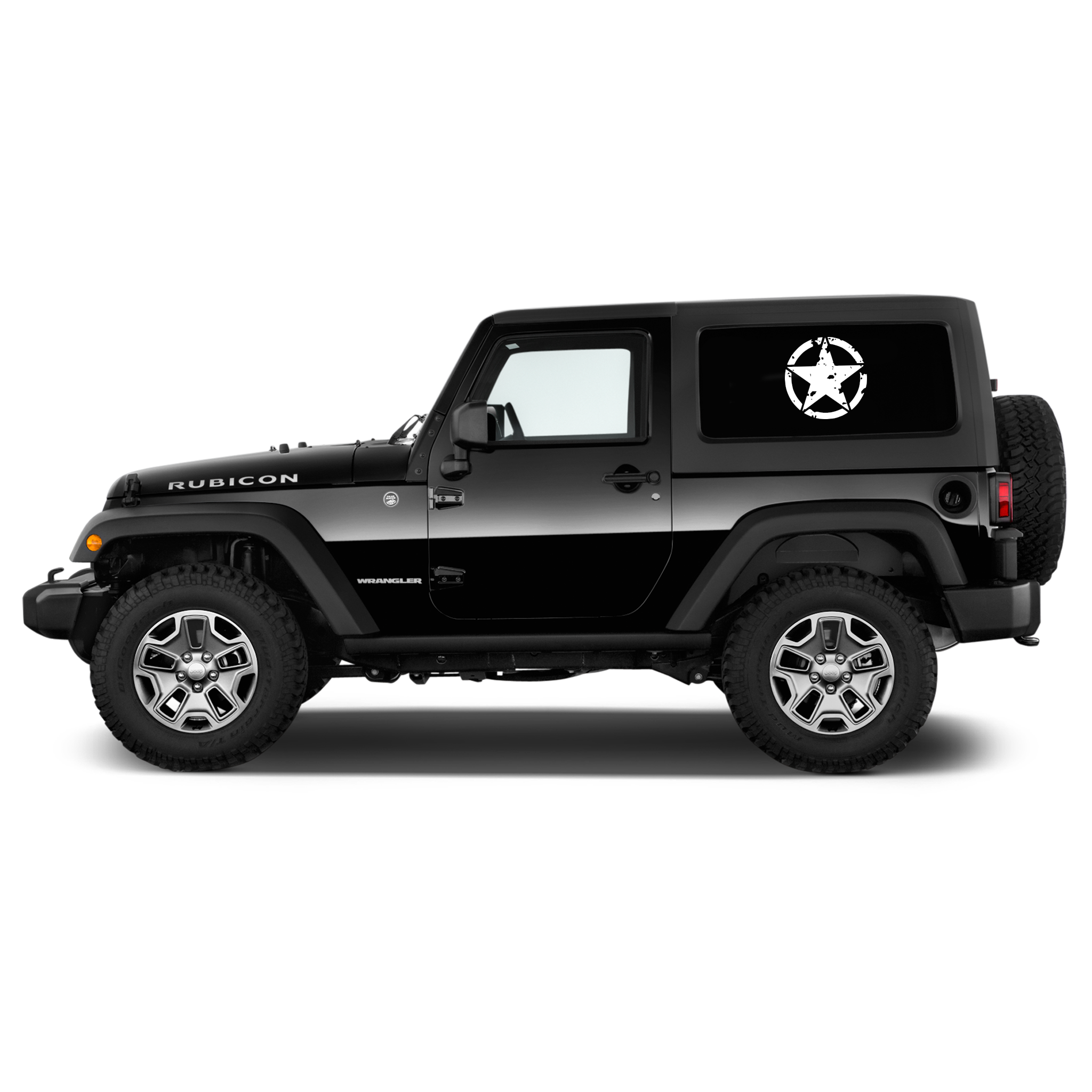 Jeep Wrangler Star On Side