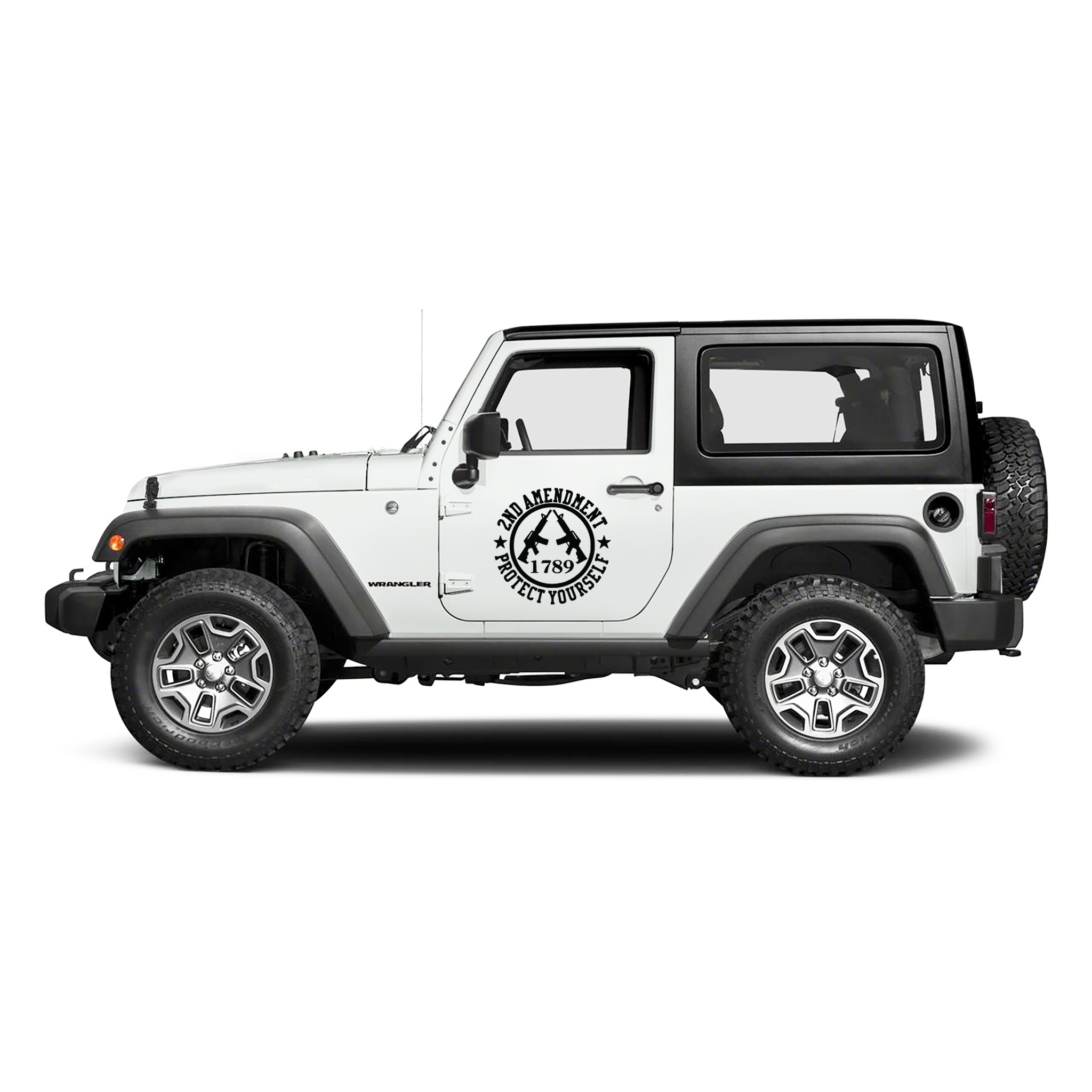 Second Amendment Side Graphic – Rebel Decal