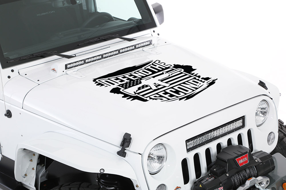 Defend the Second Hood Graphic – Rebel Decal
