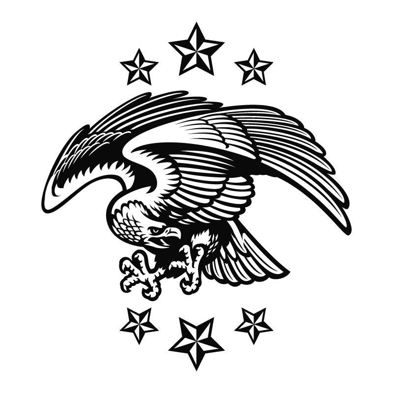 Eagle Hood Graphic – Rebel Decal