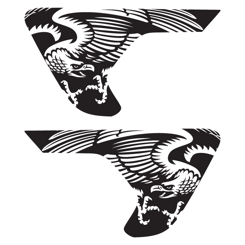 Eagle Vent Decals – Rebel Decal