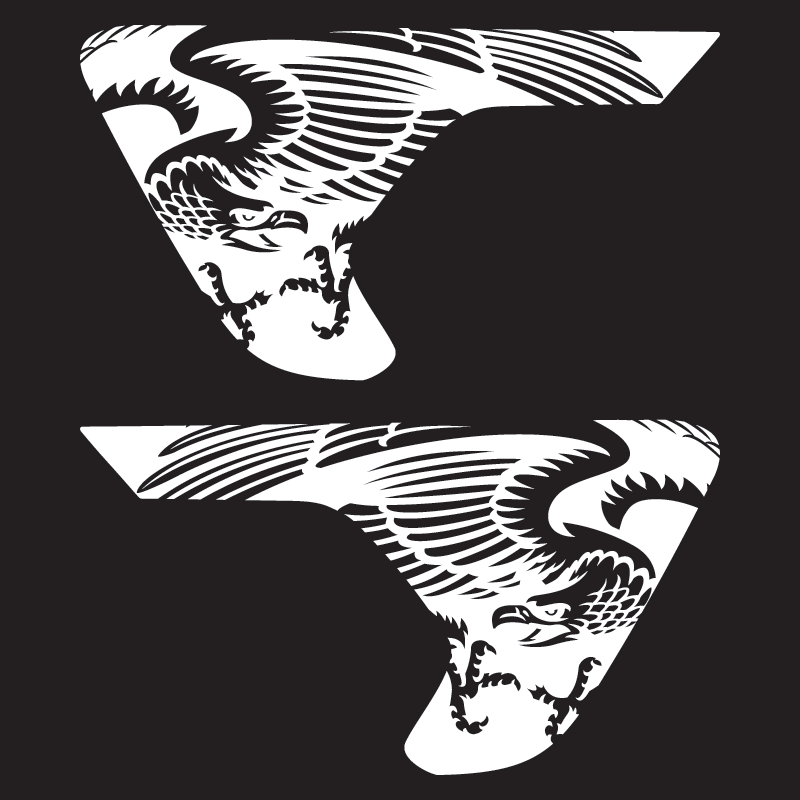 Eagle Vent Decals – Rebel Decal