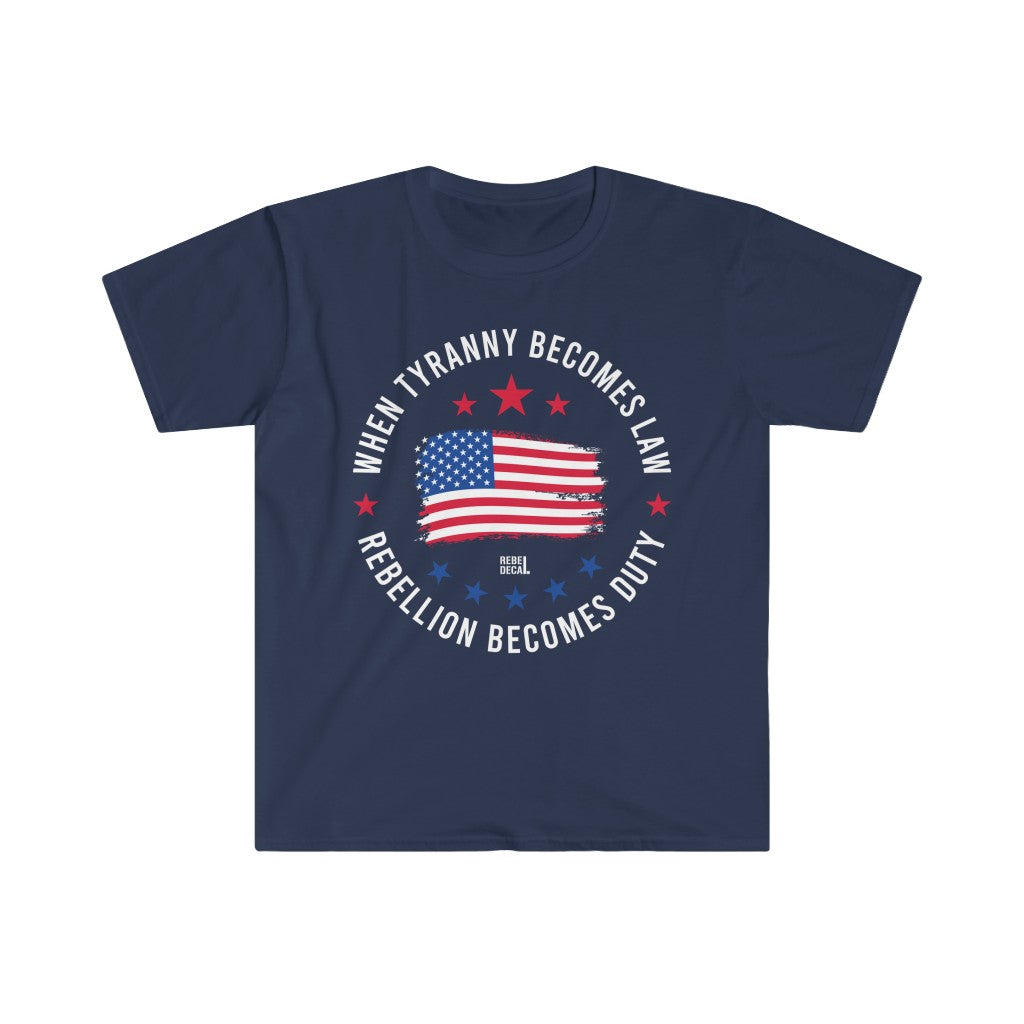 Rebellion Badge T-Shirt – Rebel Decal