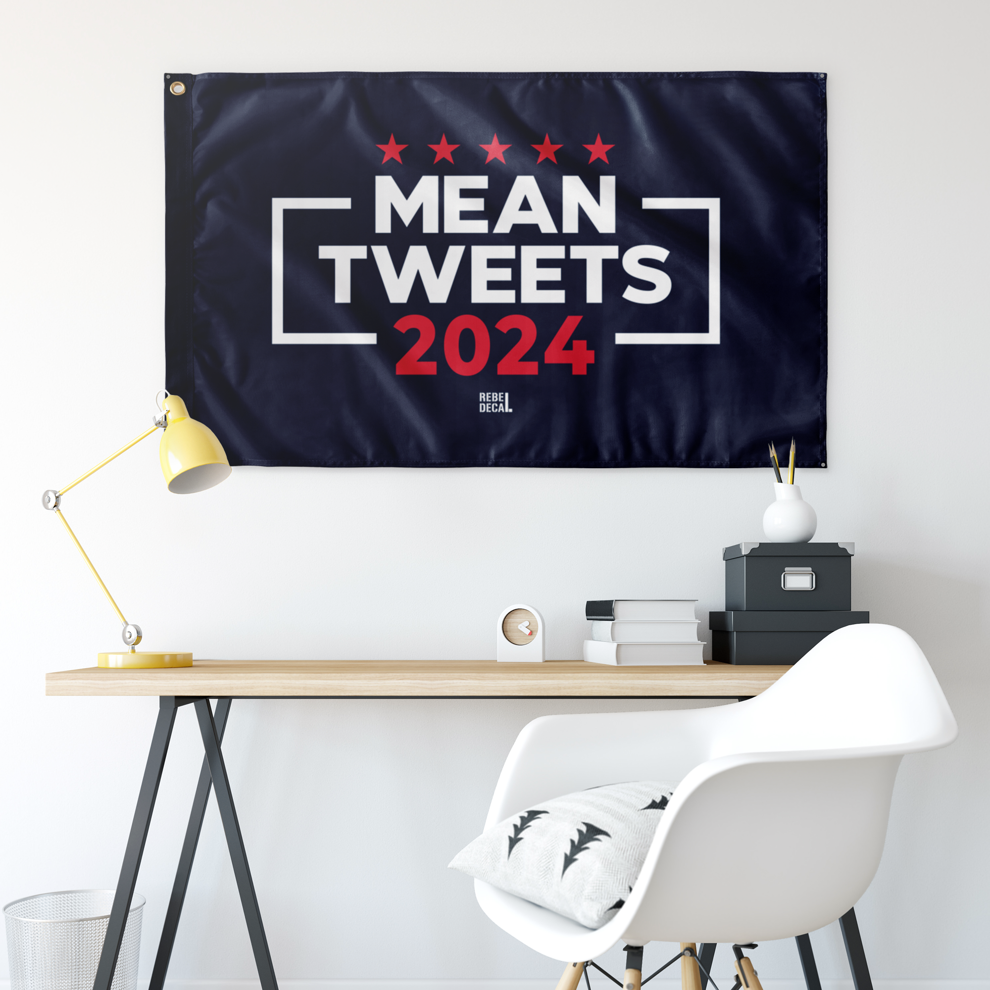Mean Tweets Flag – Rebel Decal